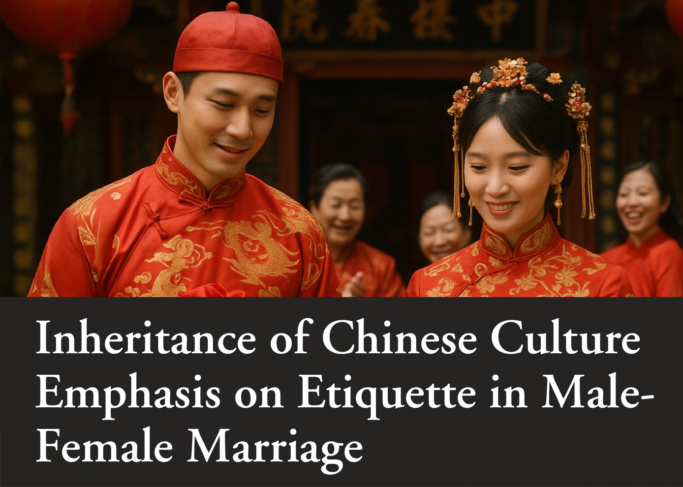 Inheritance of Chinese Culture: Emphasis on Etiquette in Male-Female Marriage | CCS.City